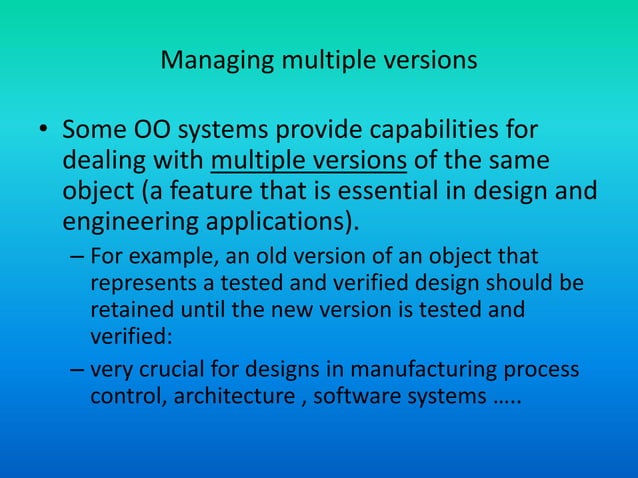Adbms 10 Complex Object Management Ppt
