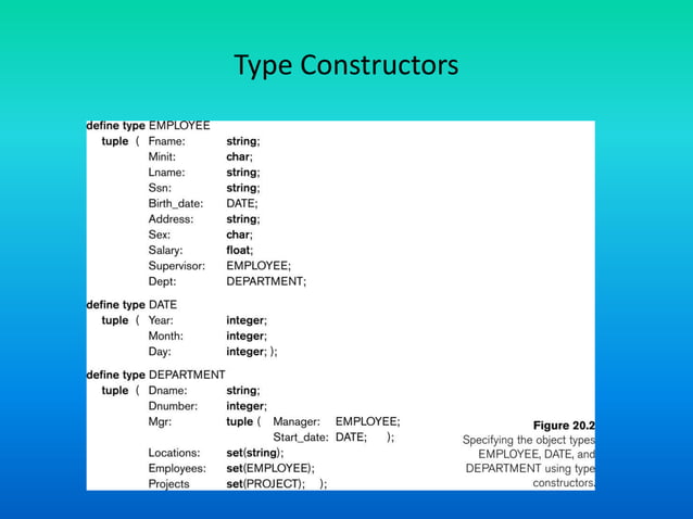 Adbms 11 object structure and type constructor | PPTX