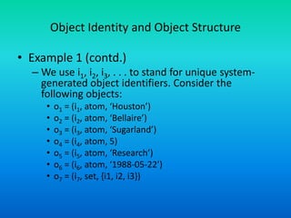 Adbms 11 object structure and type constructor | PPTX