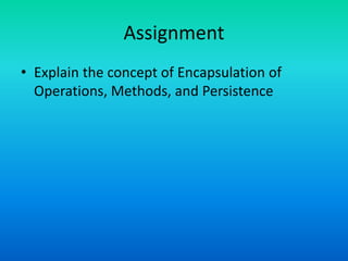 Adbms 12 encapsulation and its benefits | PPT