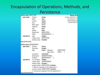 Adbms 12 encapsulation and its benefits | PPT
