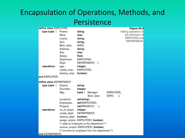 Adbms 12 encapsulation and its benefits | PPT
