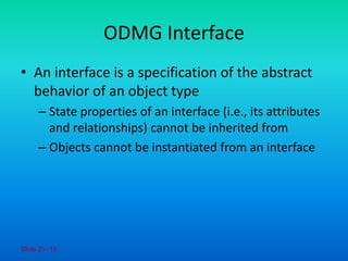 Adbms 15 object data management group | PPTX