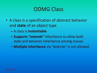 Adbms 15 object data management group | PPTX
