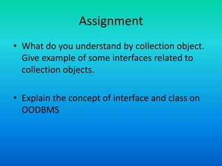 Adbms 15 object data management group | PPTX