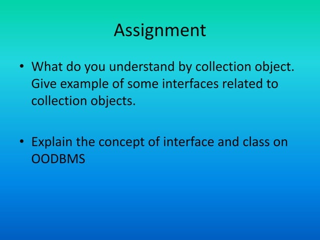 Adbms 15 object data management group | PPTX