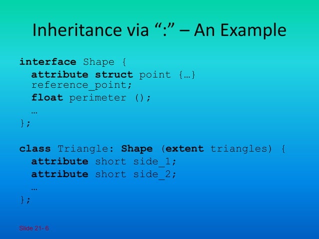 Adbms 16 Object Definition Language Pptx Databases Computer 2412