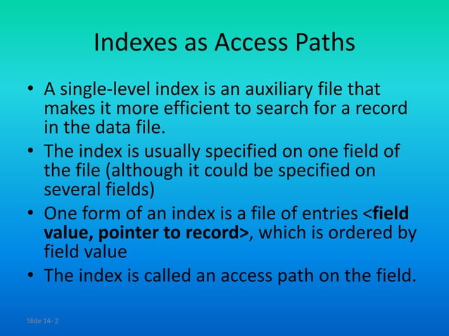 Adbms 22 Dynamic Multi Level Index Using B And B Tree Pptx Databases Computer Software