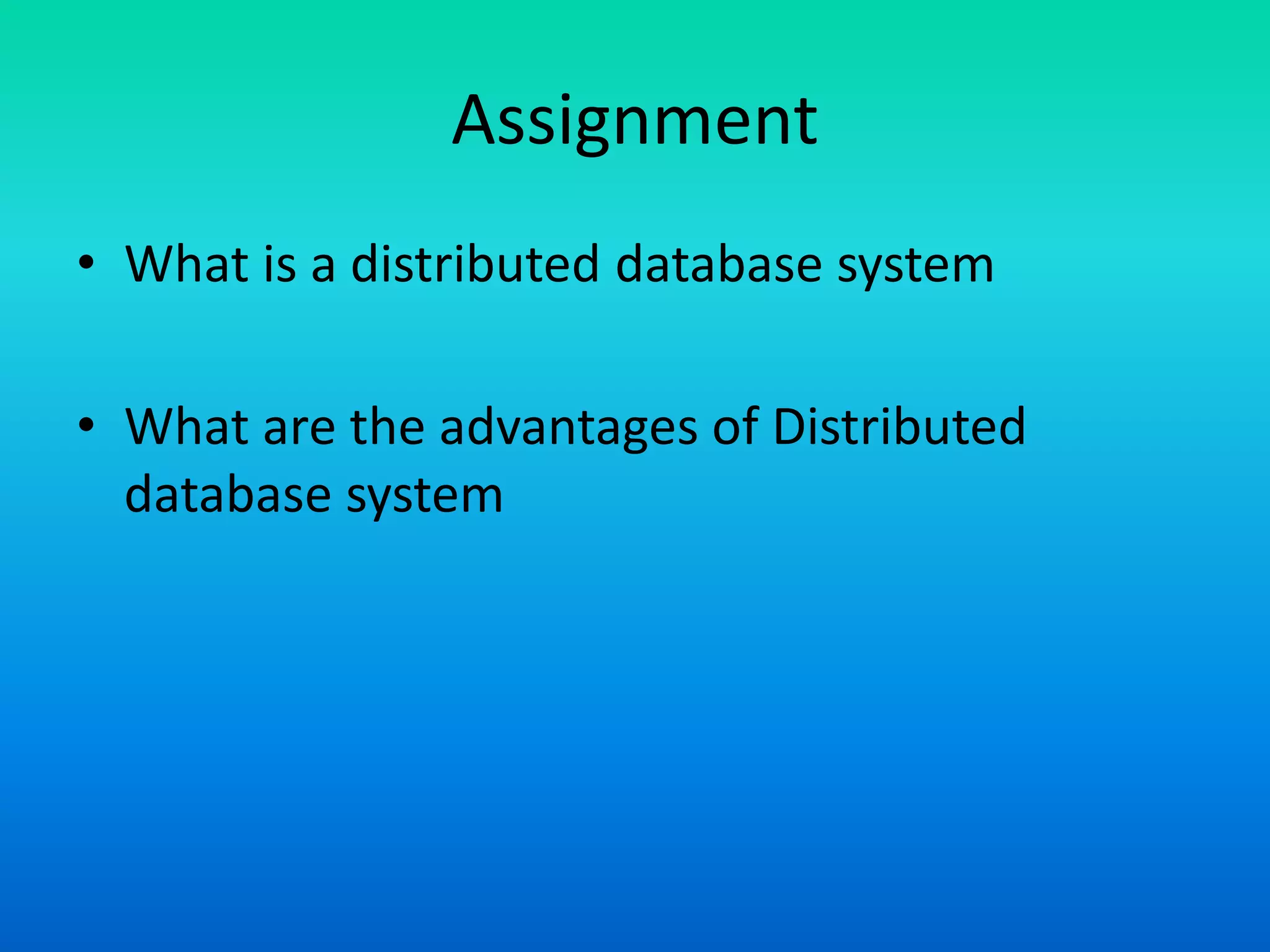Adbms 23 Distributed Database Design Pptx Databases Computer Software And Applications
