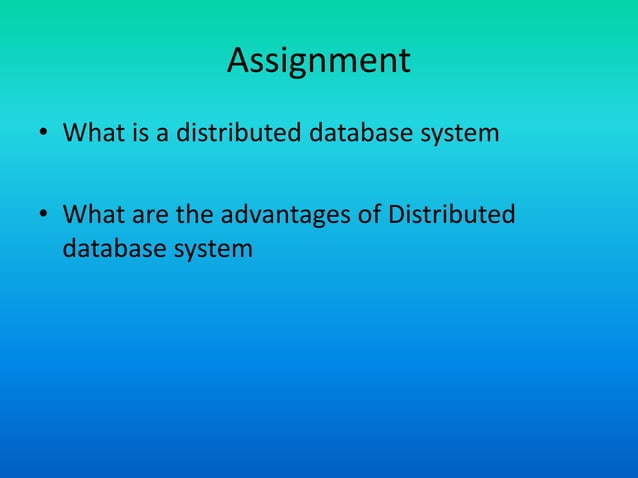 Adbms 23 distributed database design | PPT