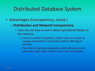 Adbms 23 distributed database design | PPTX | Databases | Computer Software and Applications