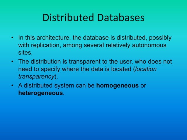 Adbms 28 components of distributed database system | PPT