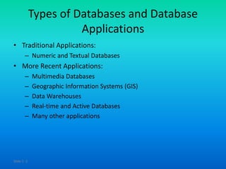 Adbms 2 types of database | PPTX