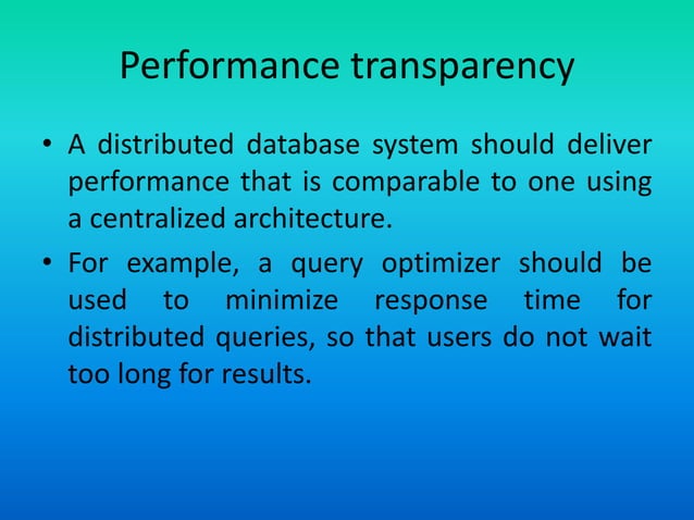 Adbms 31 data distribution transparency | PPT
