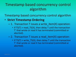 Adbms 42 deadlocks and starvation | PPT