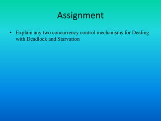 Adbms 43 multiversion concurrency control | PPT
