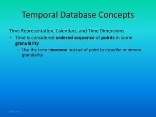 Adbms 44 temporal and multimedia databases | PPTX