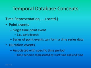 Adbms 44 temporal and multimedia databases | PPTX