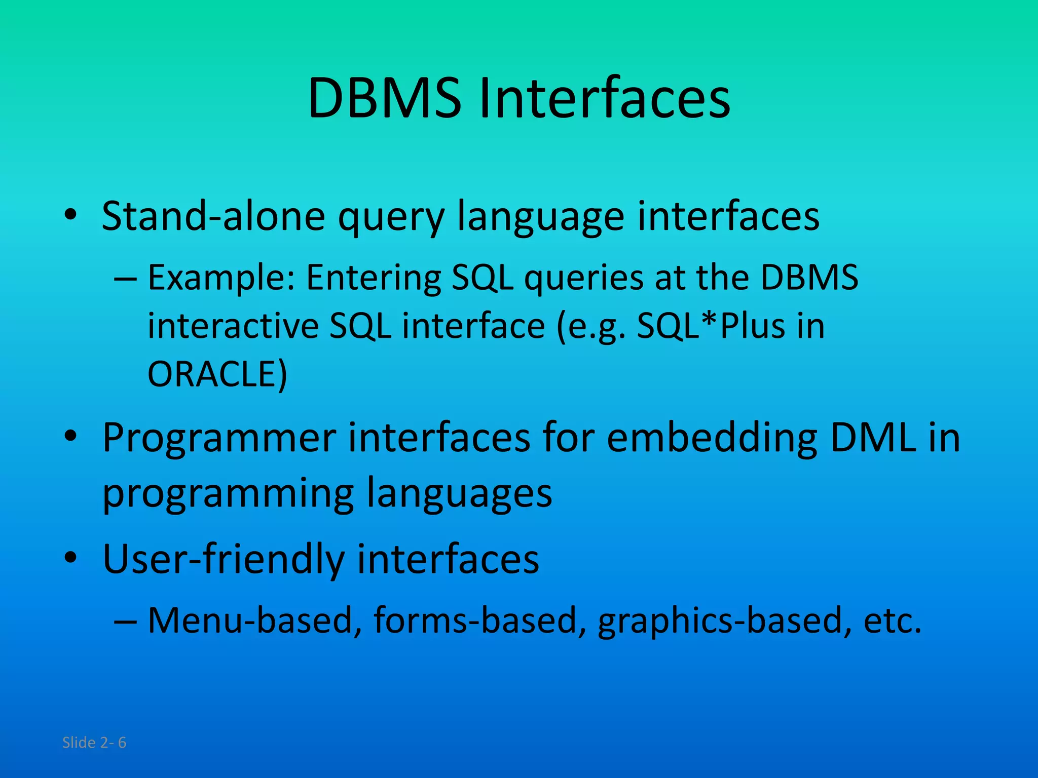 Adbms 7 Database Languages And Tools Pptx Databases Computer