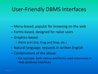 Adbms 7 database languages and tools | PPTX