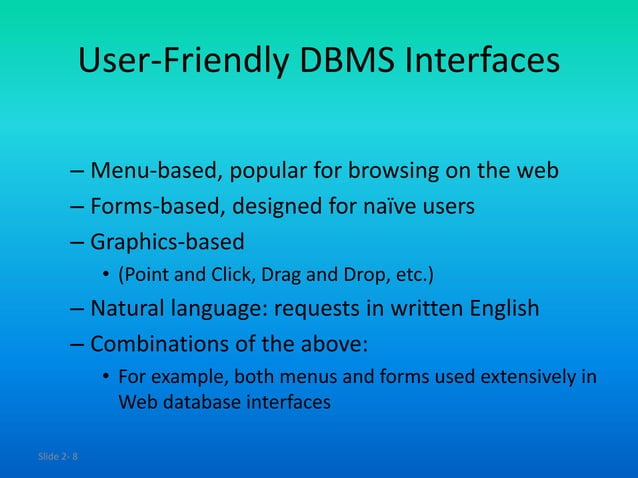 Adbms 7 Database Languages And Tools Pptx Databases Computer 8432