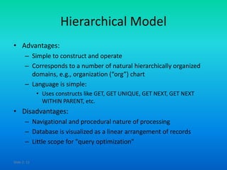 Adbms 8 history of data models | PPT