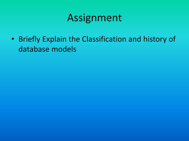 Adbms 8 history of data models | PPT