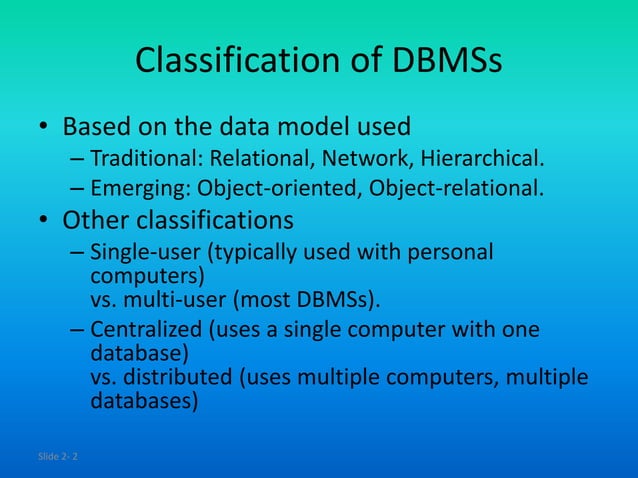 Adbms 8 history of data models | PPT