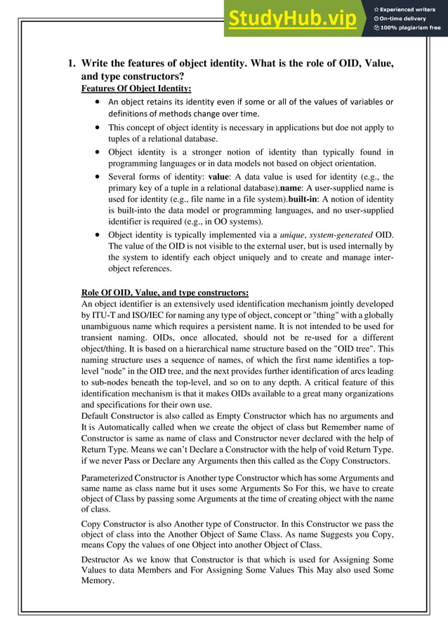 ADBMS ASSIGNMENT | PDF