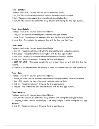 Advanced Database Management Systems Project Report | DOCX