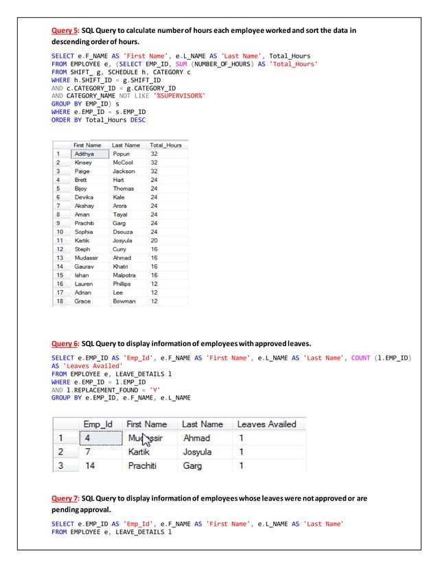 Advanced Database Management Systems Project Report | DOCX | Databases | Computer Software and ...