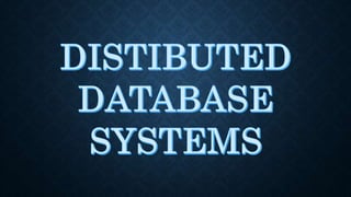 ADBMS - Joins , Sorting , Distributed Database Systems | PPTX