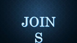 ADBMS - Joins , Sorting , Distributed Database Systems | PPTX