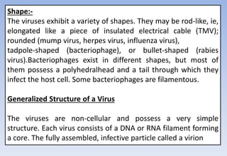 viruses_tobacco mosaic virus First semester part_1 | PPTX