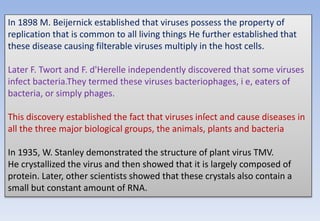 viruses_tobacco mosaic virus First semester part_1 | PPTX