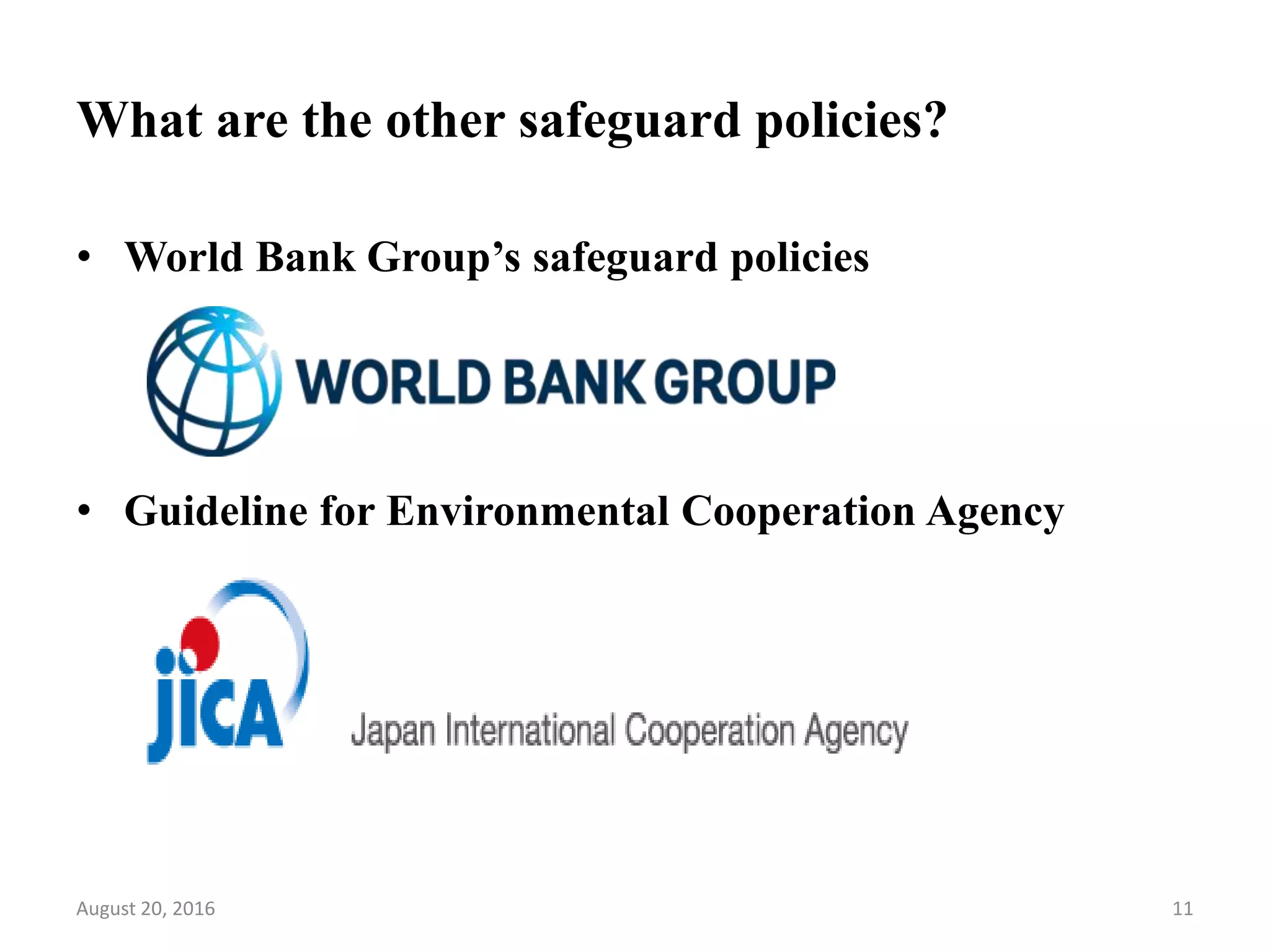 ADB Safeguard Policies Presentation | PPTX