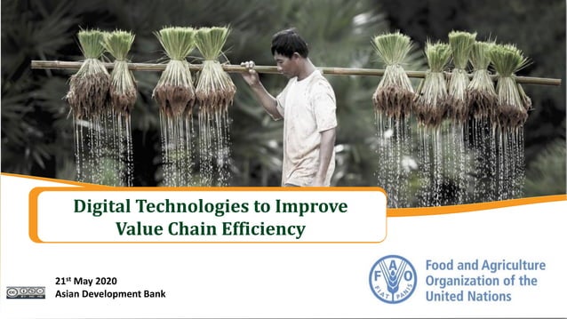 Digital Technologies to Improve Value Chain Efficiency | PPT