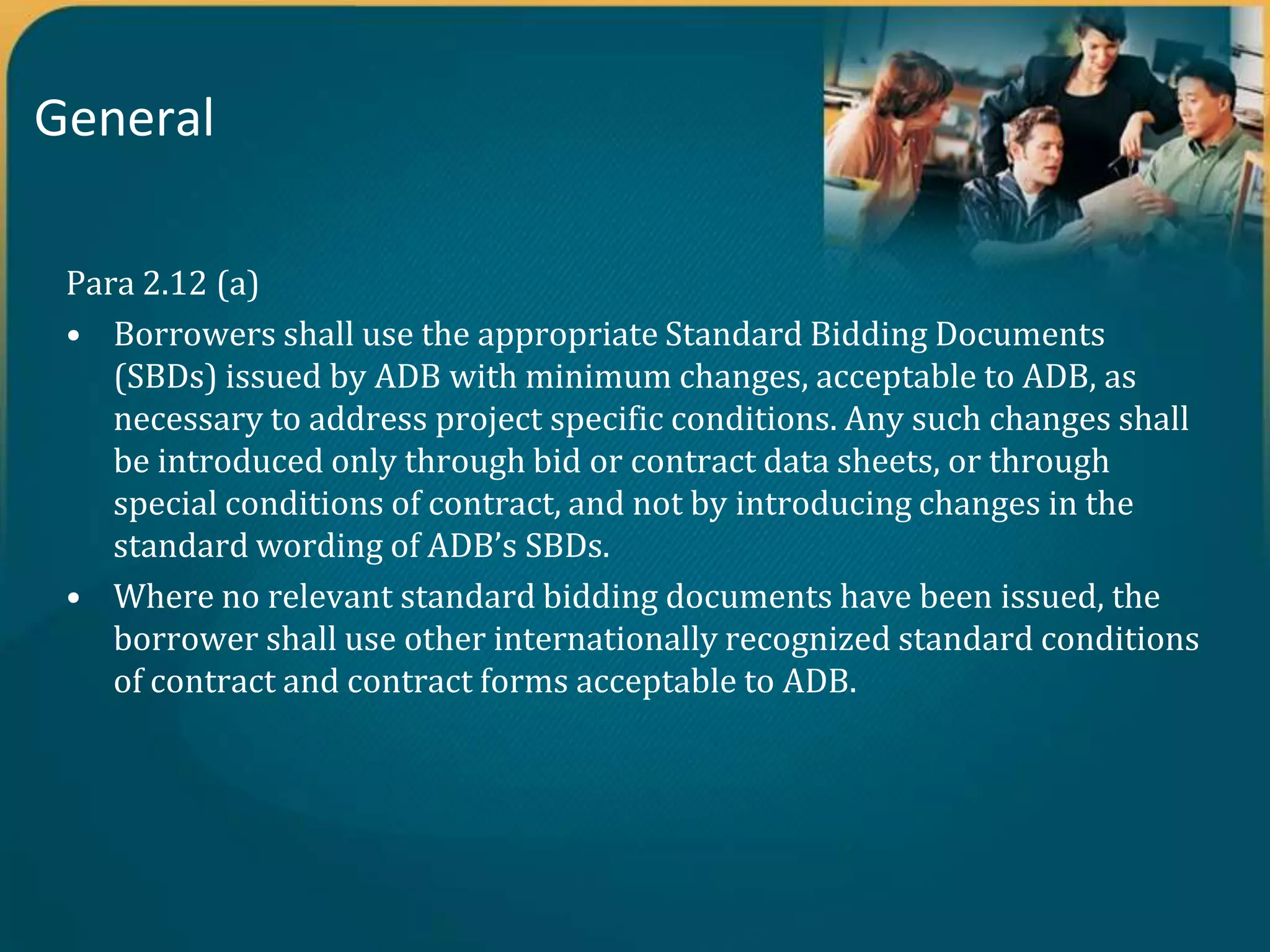 Adb procurement guidelines icb-b1 | PPT