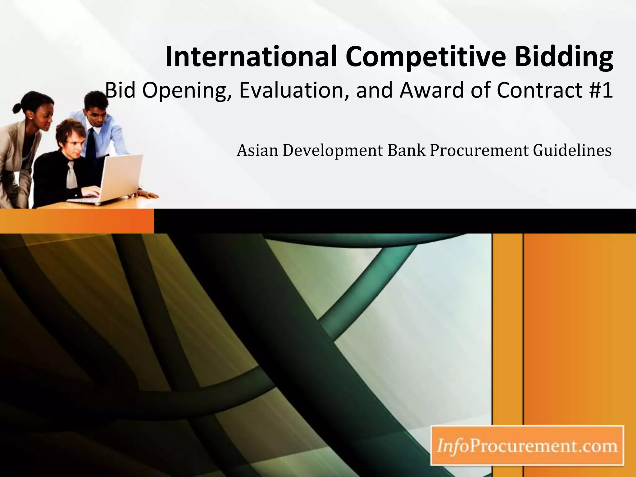 Adb procurement guidelines icb-c1 | PPTX