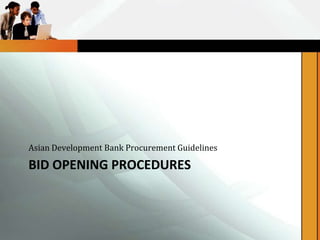 Adb procurement guidelines icb-c1 | PPTX