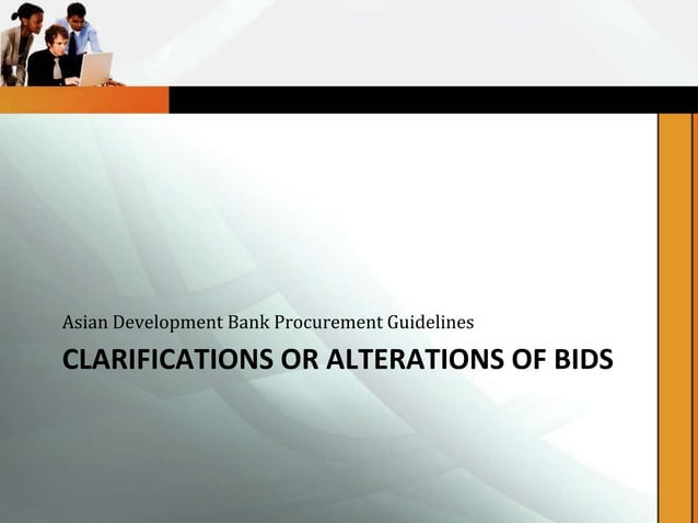 Adb procurement guidelines icb-c1 | PPTX