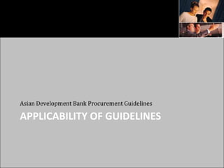 Adb procurement guidelines introduction1 | PPTX