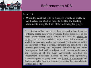 Adb procurement guidelines introduction2 | PPT