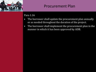 Adb procurement guidelines introduction2 | PPT
