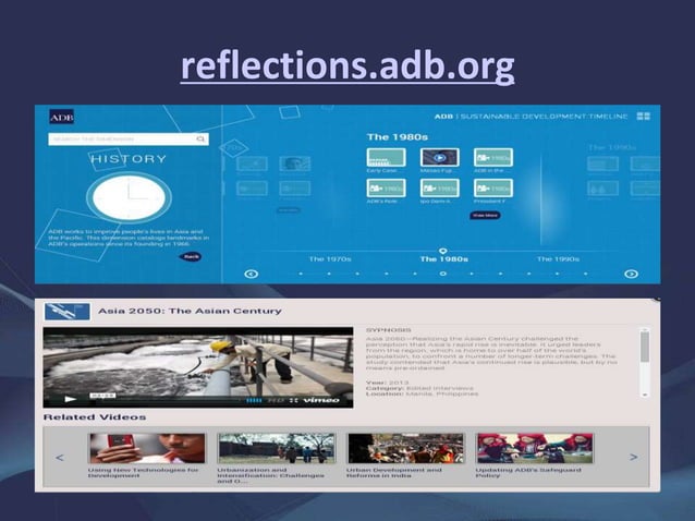 ADB Sustainable Development Timeline | PPTX