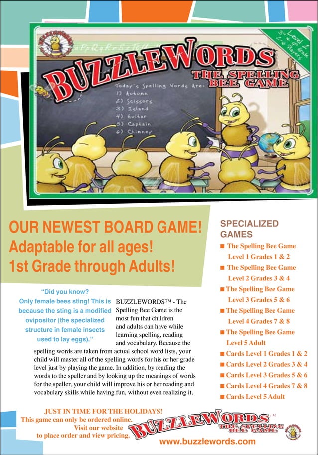 Ad Buzzlewords | PDF | Board Games and Puzzles | Games and Puzzles
