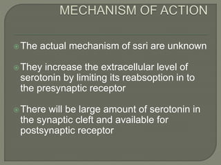 Anti depressants important topic in psychiatry | PPTX