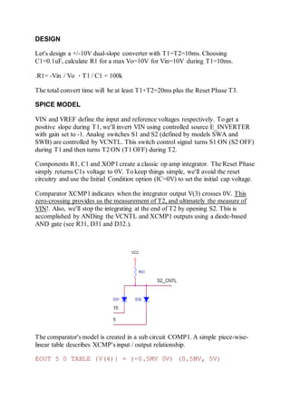 ADC - Dual Slope Integrator | DOCX