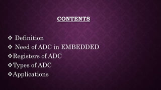 Analog to digital converter | PPTX | Computing | Technology & Computing