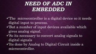 Analog to digital converter | PPTX